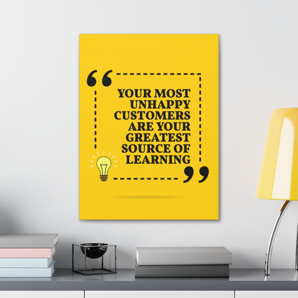 Trinx Wrapped Canvas Textual Art Wayfair